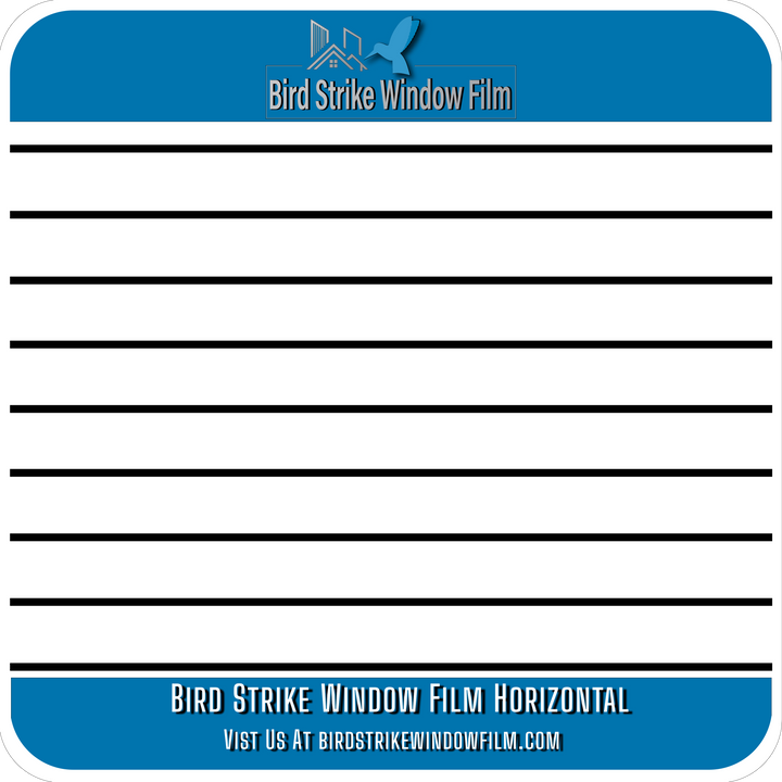 Bird Strike Window Film - Stop birds from colliding into glass