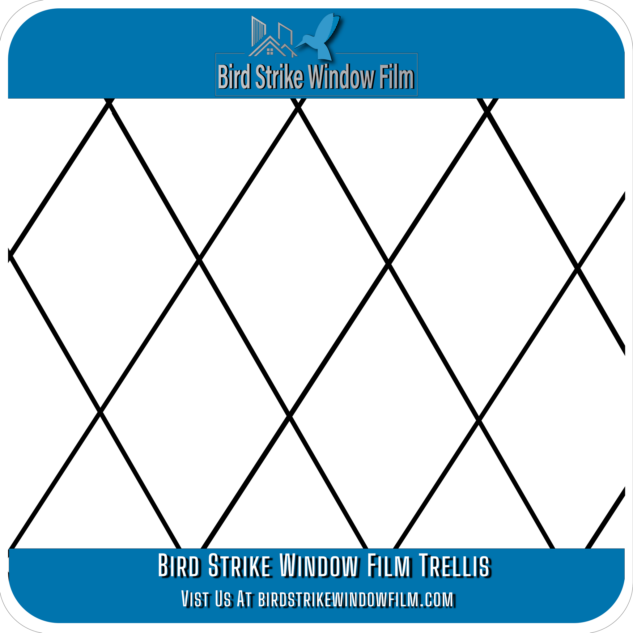 Bird Strike Window Film Trellis